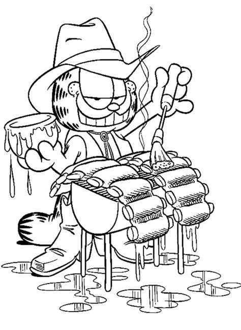 27 Desenhos De Churrasco Para Imprimir E Colorir Pintar