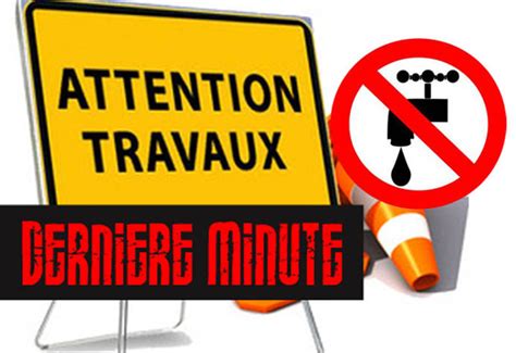 Derni Re Minute Coupure D Eau
