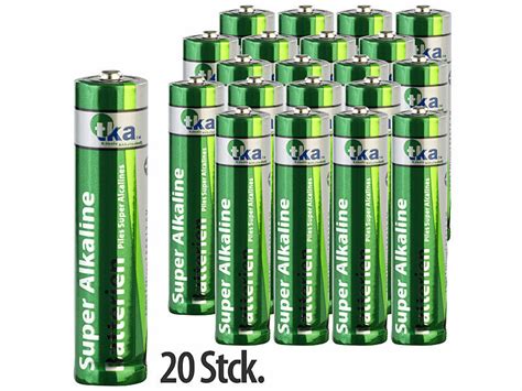 Tka Batterien Aaa Volt Er Set Super Alkaline Batterien Typ Aaa