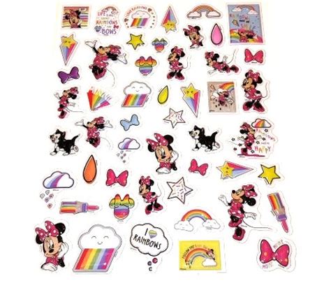 Naklejki wypukłe Myszka Minnie Disney ok 50 sztuk Inna marka Sklep