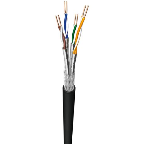 Câble cat 7 blindé s ftp pour extérieur au mètre sans connecteur