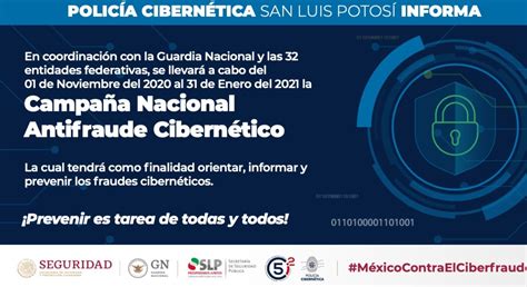 LA POLICÍA CIBERNÉTICA DE SEGURIDAD PÚBLICA ESTATAL EMITE