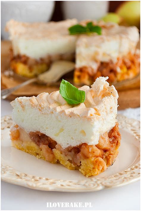 Szarlotka z bezą ILoveBake pl