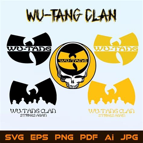 See Description Svg Wu Tang Svg Logo Svg Clipart Svg Celebrity In