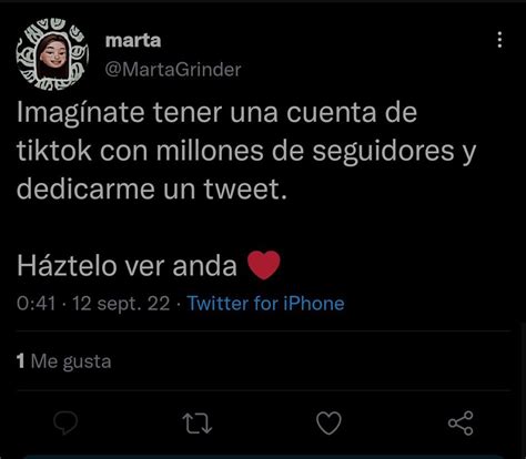 Martín on Twitter Puedo tener 1 seguidor mil o 1 millón me da igual