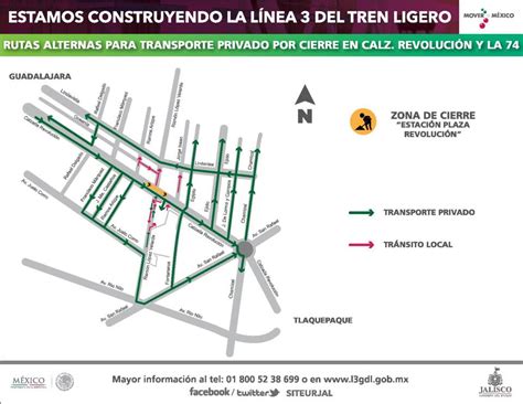 Secretaría de Transporte Jalisco on Twitter Estas son las rutas