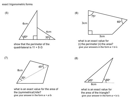 Median Don Steward Mathematics Teaching Exact Trigonometric Values