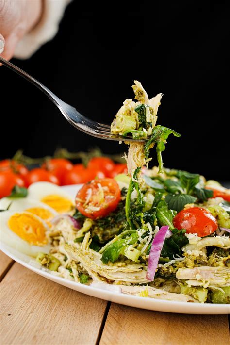 Flavorful Basil Pesto Chicken Salad Scrambled Chefs