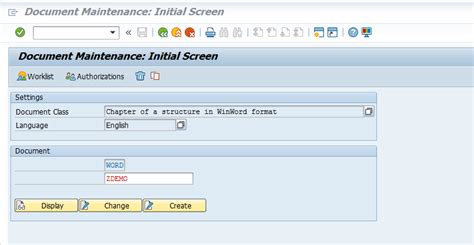 sap abap central add documentation in custom program docs