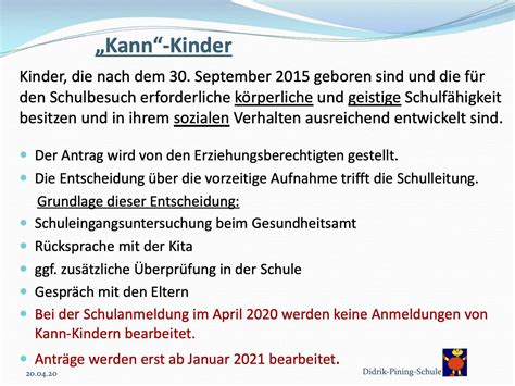Schulpflicht Flexibilisierung Didrik Pining Schule