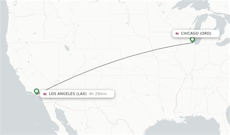 Direct Non Stop Flights From Chicago To Los Angeles Schedules