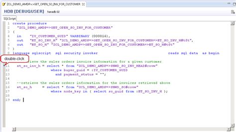 Tutorial How To Debug An ABAP Managed Database Pr SAP Community