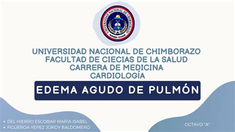 Edema Agudo de Pulmón Jose Guaman uDocz