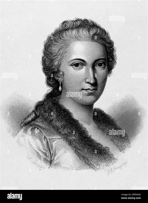 Portrait de Maria Gaetana Agnesi 1718 1799 mathématicienne et