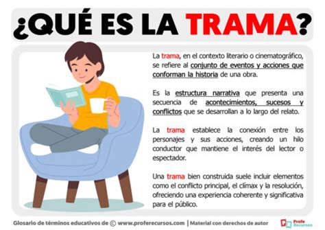 Qué es la Trama Definición de Trama