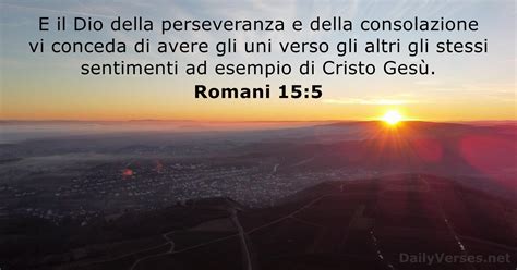 19 Febbraio 2022 Versetto Della Bibbia Del Giorno Romani 15 5