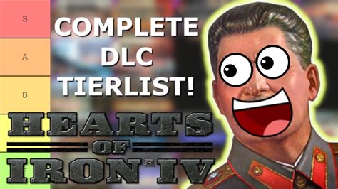 Complete DLC Tierlist For Hearts Of Iron IV YouTube