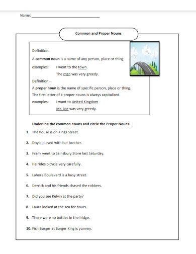 Proper Noun 11 Examples Format How To Identify PDF
