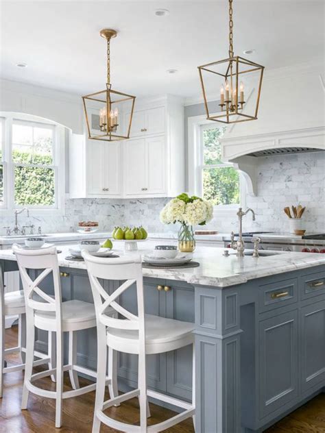 White Cabinets With Marble Countertops Sleek Luxury Ideas