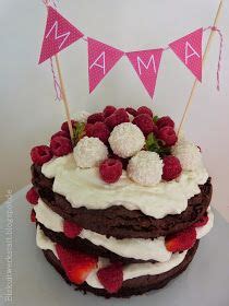 Brownie Beeren Torte Zum Muttertag Naked Wedding Cakes Wedding Cakes
