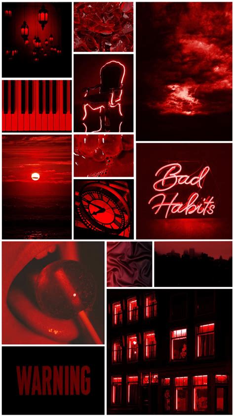 Red And Black Aesthetic Wallpapers Top Free Red And Black Aesthetic