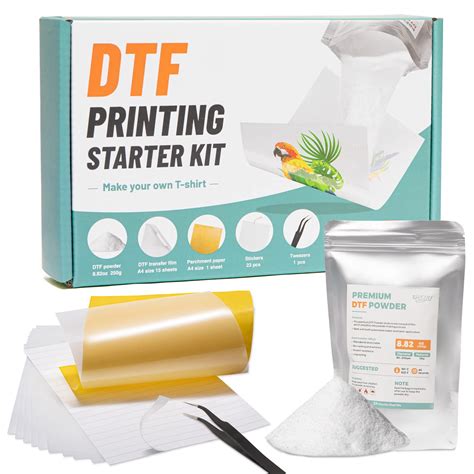 Buy Kasyu Dtf Transfer Powder Film Kit For Dtf Sublimation Printer All