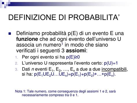 PPT IL CALCOLO DELLE PROBABILITA PowerPoint Presentation Free