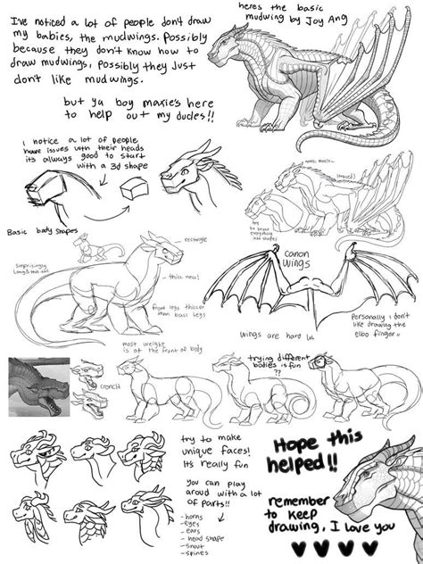 How To Draw A Dragon From Wings Of Fire