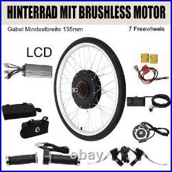 Inch V W Electric Bicycle E Bike Rear Wheel Hub Motor