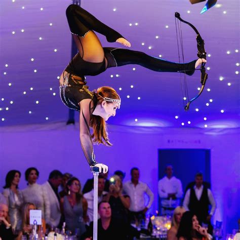 Fire Foot Archery Show Unique Acrobatic Performer
