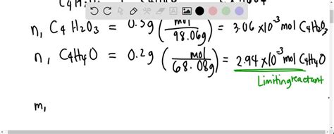 Solved Determine The Theoretical Yield Of The Product In Grams