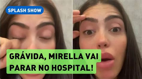 Grávida MC Mirella bate a barriga em ferro e vai para emergência de