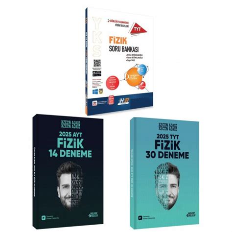 Özcan Aykın 2025 Fizik 14 AYT 30 TYT Deneme Set Hız ve Renk TYT