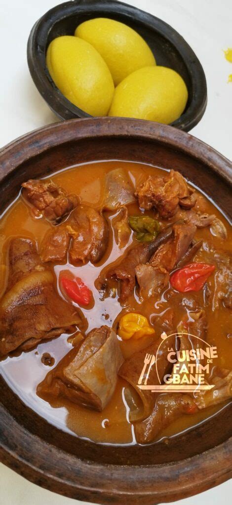 Du foutou à la délicieuse sauce claire Cuisine de Chez Nous