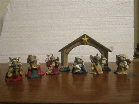 Merry Mousetales Nativity Set 7 Piece Midwest Of Cannon Falls 1840959824
