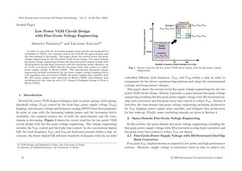 pdf low power vlsi circuit design with fine grain voltage icdesign iis u tokyo ac jp pdf