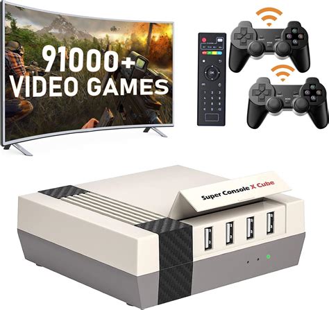 Kinhank Super Console X Cube Retro Video Games Console With Built In