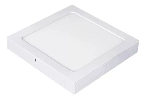 Panel De Techo LED Cuadrado Empotrado 220 Mm 15 W Blanco MercadoLibre