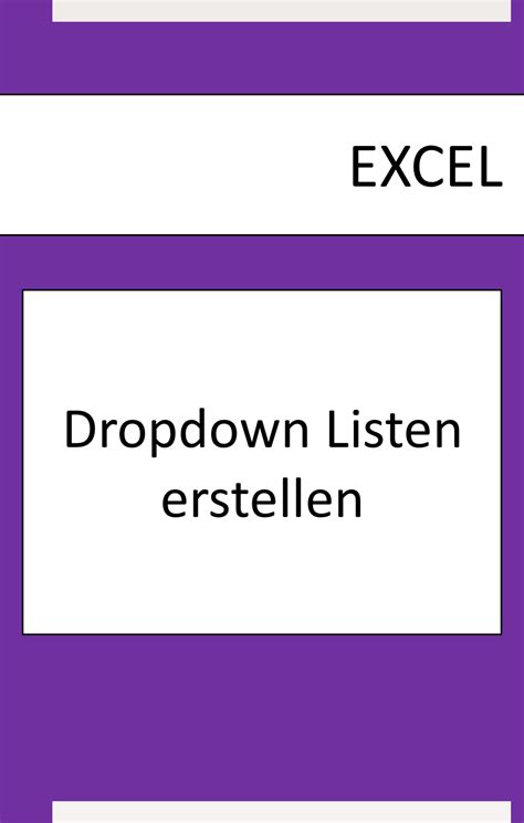 Eine Excel Dropdown Liste Erstellen Komplette Anleitung Artofit