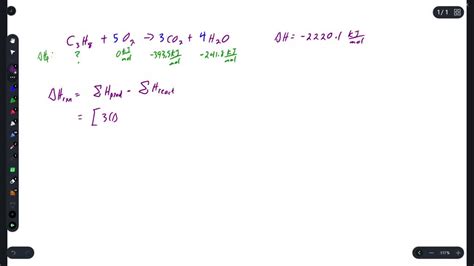 SOLVED Enthalpy Of Formation Of C3h8 CO2 H2O A Is 104 394 286 Kilo