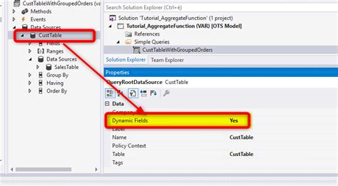 ax d365fo using aggregate functions count max avg… in a view ax dynamics 365 for
