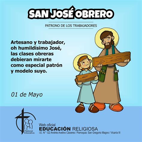 Blog Católico Gotitas Espirituales FELIZ DÍA DE SAN JOSÉ OBRERO