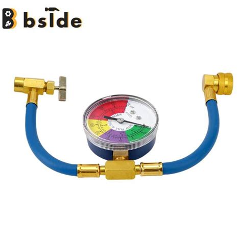 Bside Tool Store R134A Air Conditioner Gas Cooler With Measuring