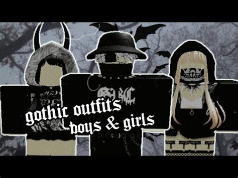 Goth Roblox Outfits Codes Youtube Goth Outfits Gothic Outfits