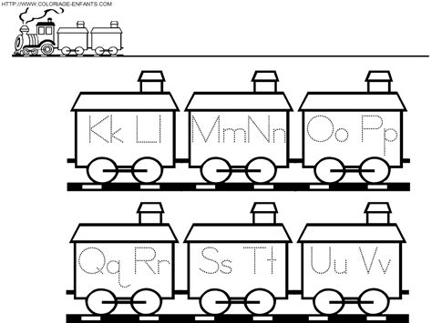 Las Fresitas De Casitadechocolate El Tren Del Abecedario
