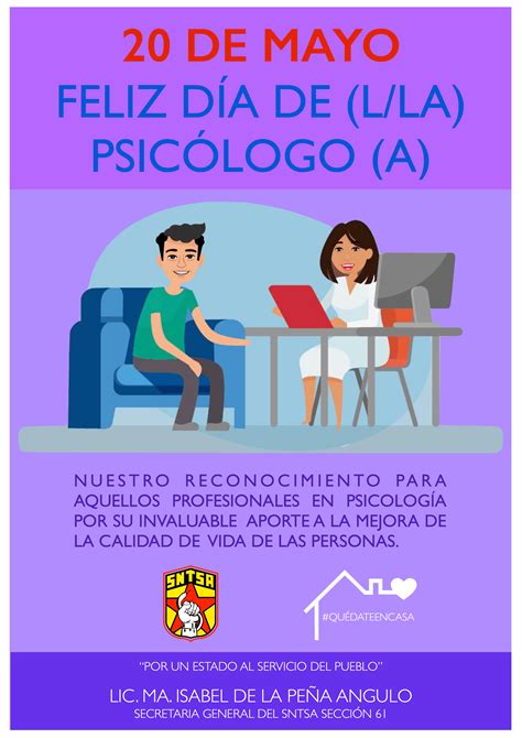 Feliz Día de l la Psicólogo a