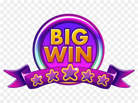 Big Win Banner Design On Transparent Background Png Similar Png