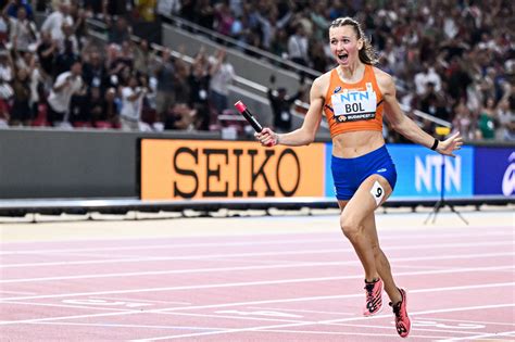 Bol Hauls Dutch To X M Relay Gold In Final Act Of World Championships