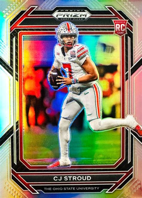 Cj Stroud Prizm Draft Picks Silver Price Guide Sports Card