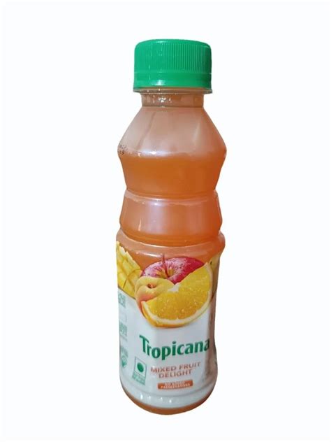 Orange Sugar Tropicana Mixed Fruit Delight Juice Packaging Size 180ml